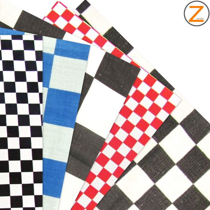 Get timeless style with Checkered Poly Cotton Fabric from Big Z Fabric ...