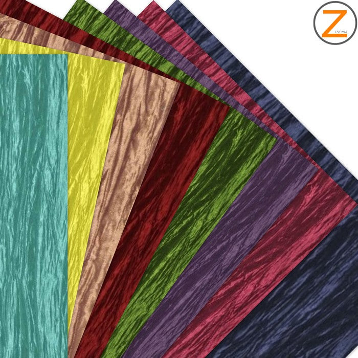 Crushed Taffeta Fabric – Elegant Texture for Fashion & Decor | Big Z Fabric