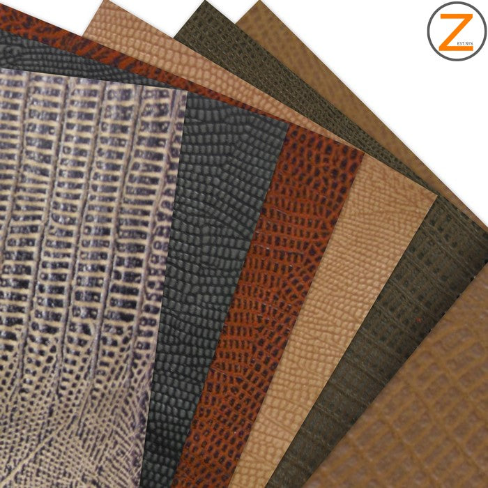 Upgrade your projects with Reptile Flocked Vinyl Faux Leather from Big ...