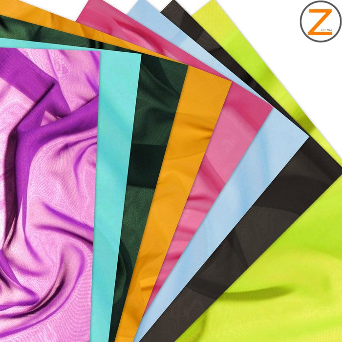 40 Yard Roll of High Multi Chiffon Fabric | Big Z Fabric