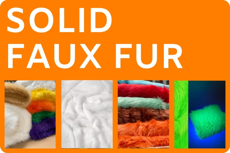 Solid Faux Furs - Short to Long Pile Costuming Fur | Big Z Fabric