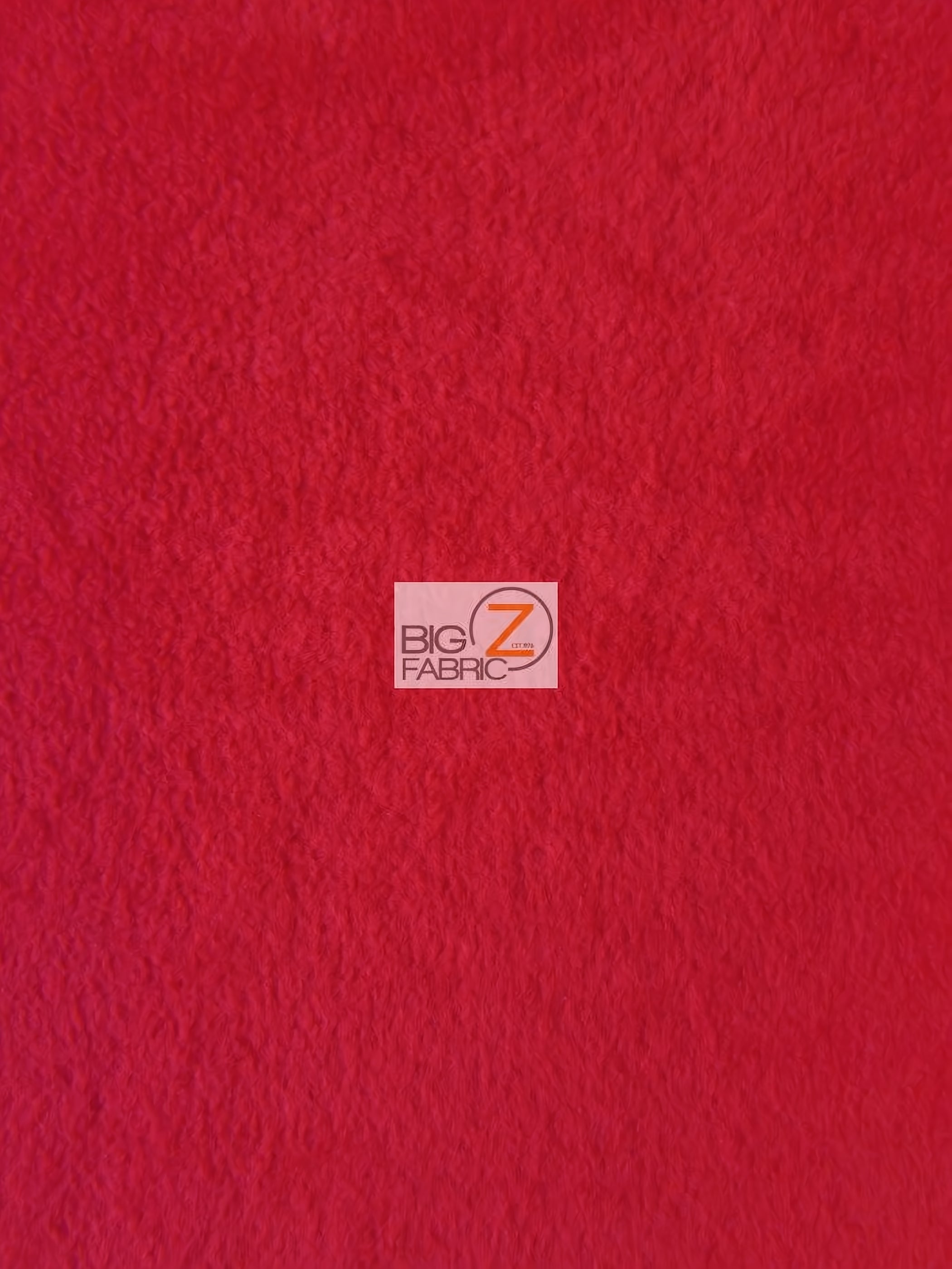 Wholesale Fleece Fabric Solid Red 30 Yard Roll | Big Z Fabric