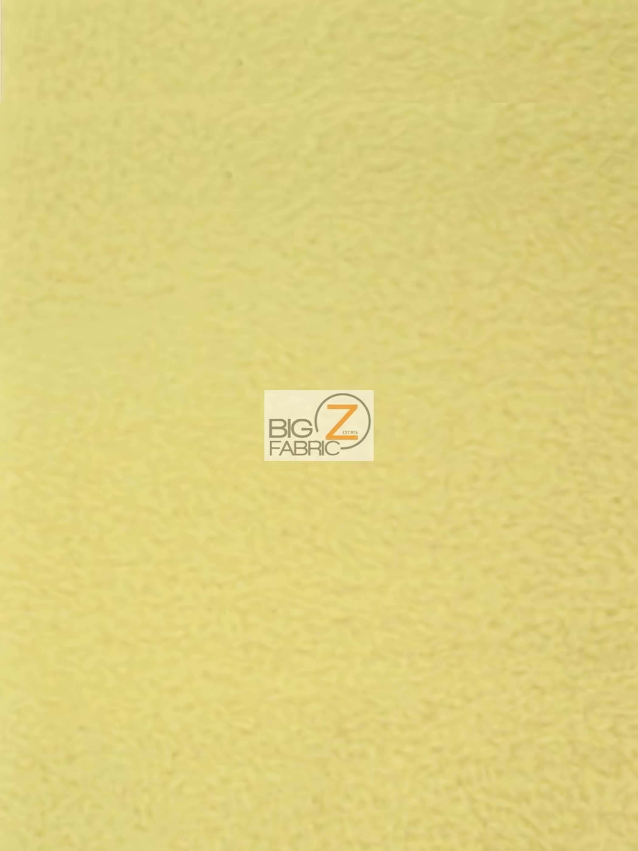 Wholesale Fleece Fabric Solid Sunrise Yellow 30 Yard Roll | Big Z Fabric