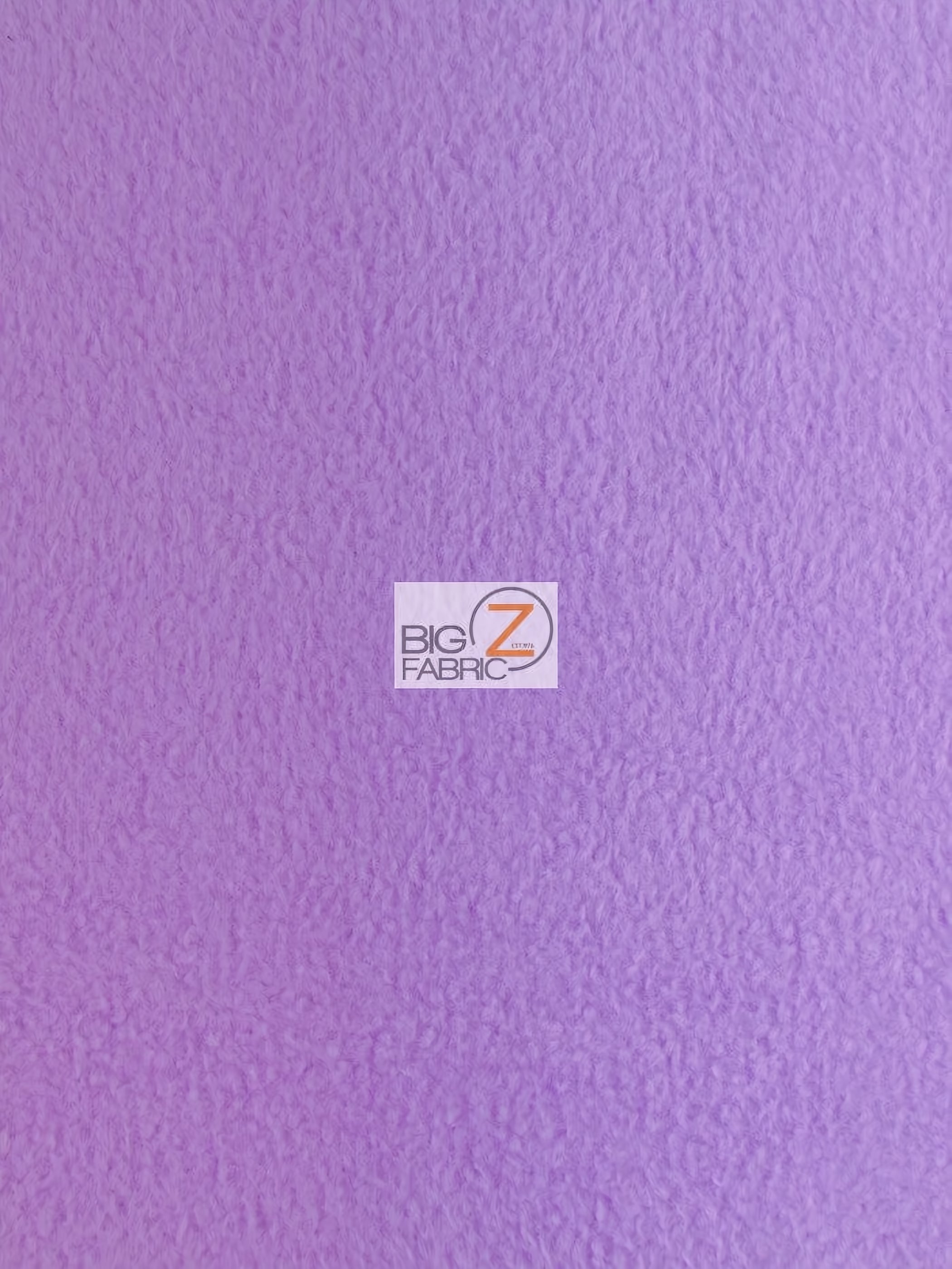 Fleece Fabric Solid Lavender by the Yard | Big Z Fabric