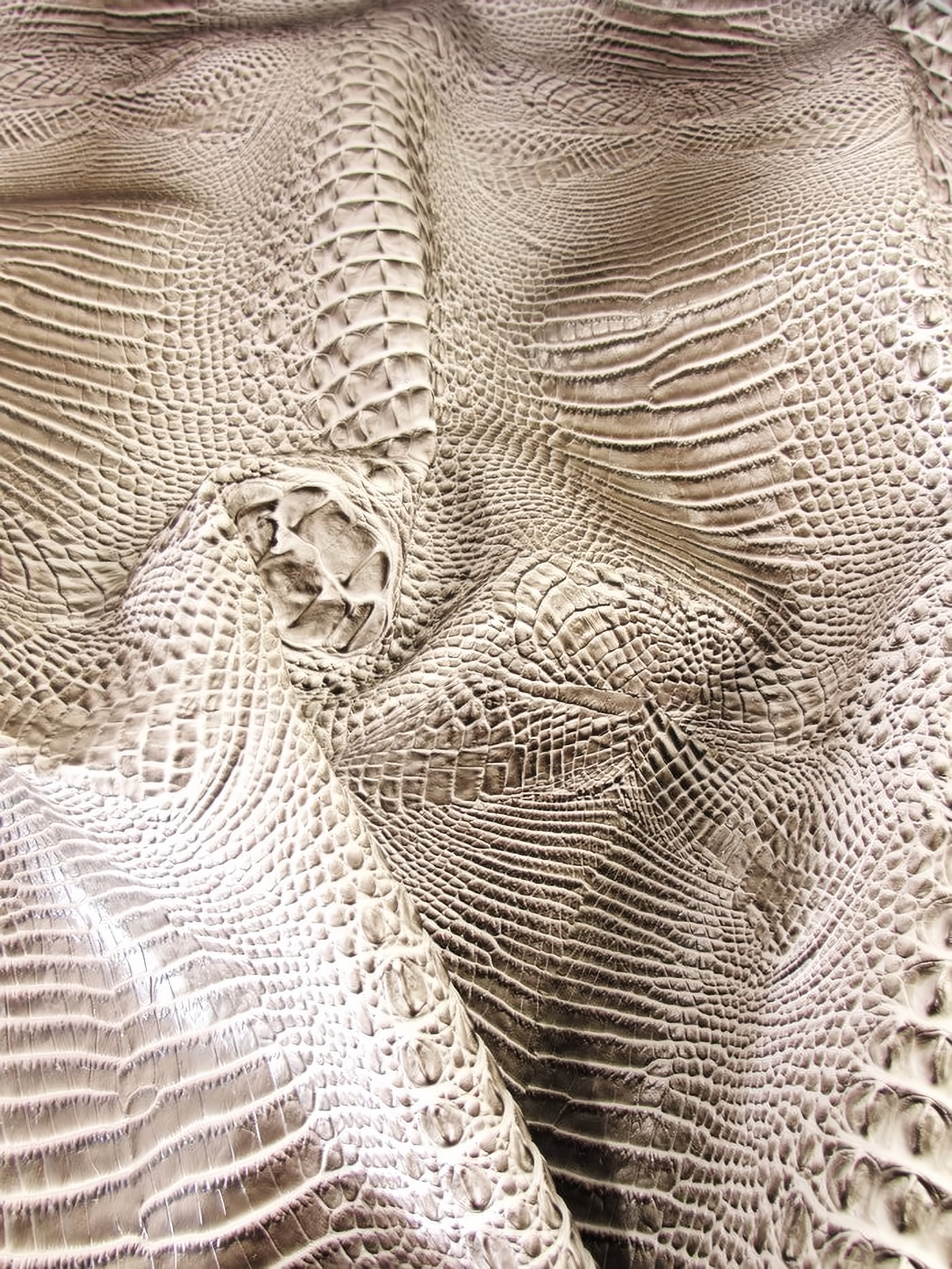 Wholesale Hydra Gator 3D Embossed Vinyl Fabric Fossil Brown By The Roll ...