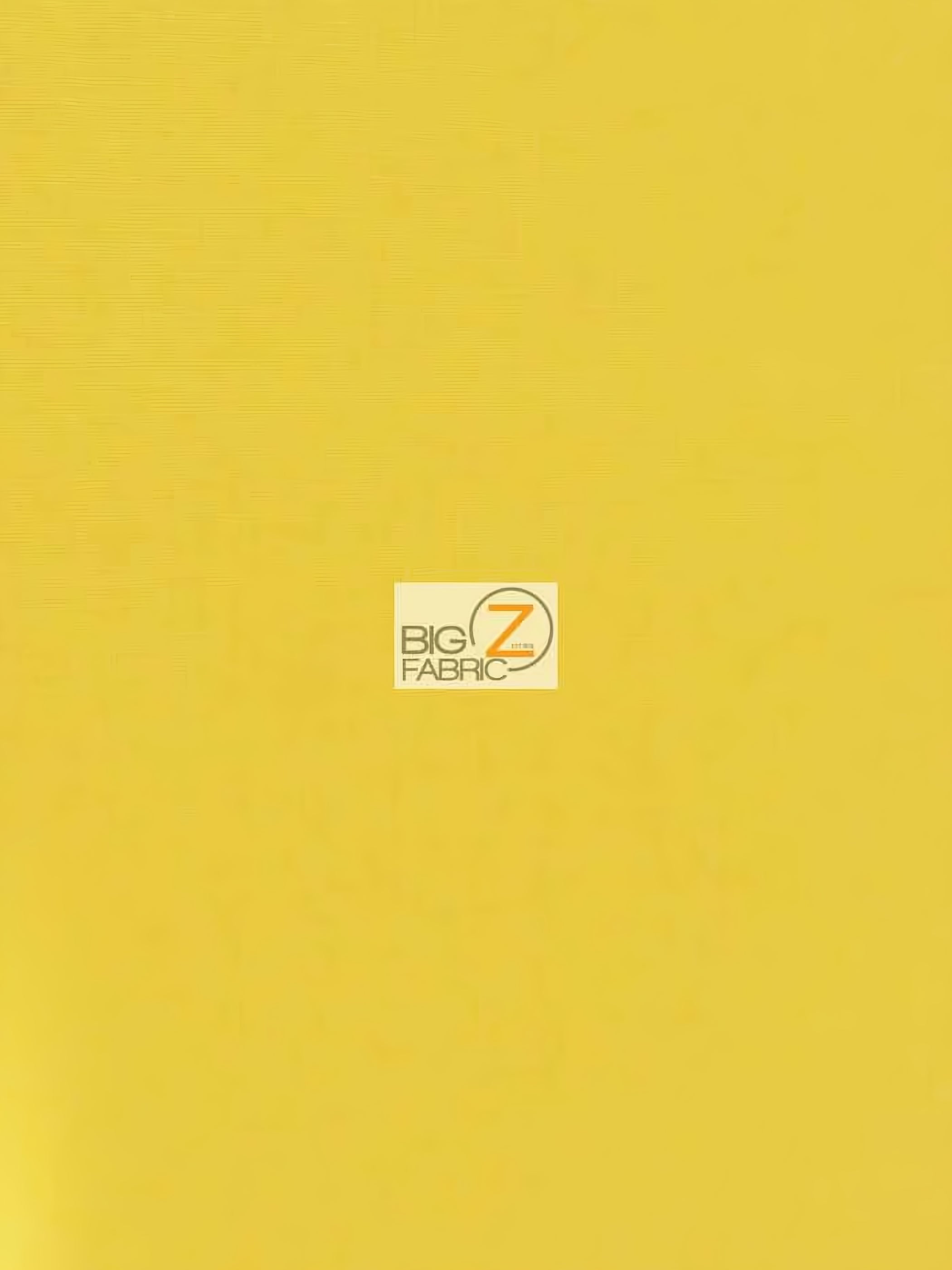 Shop Poly Cotton Solid Fabric Yellow 100 Yard Bolt by the Yard | Big Z ...